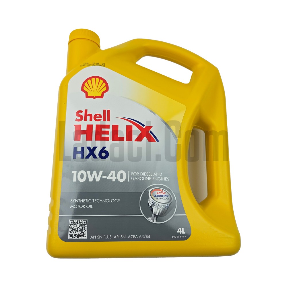 Motor Yağı, 10W-40 Shell Helix, HX6, 4 Litre SHELL-10W-40-H4 ...
