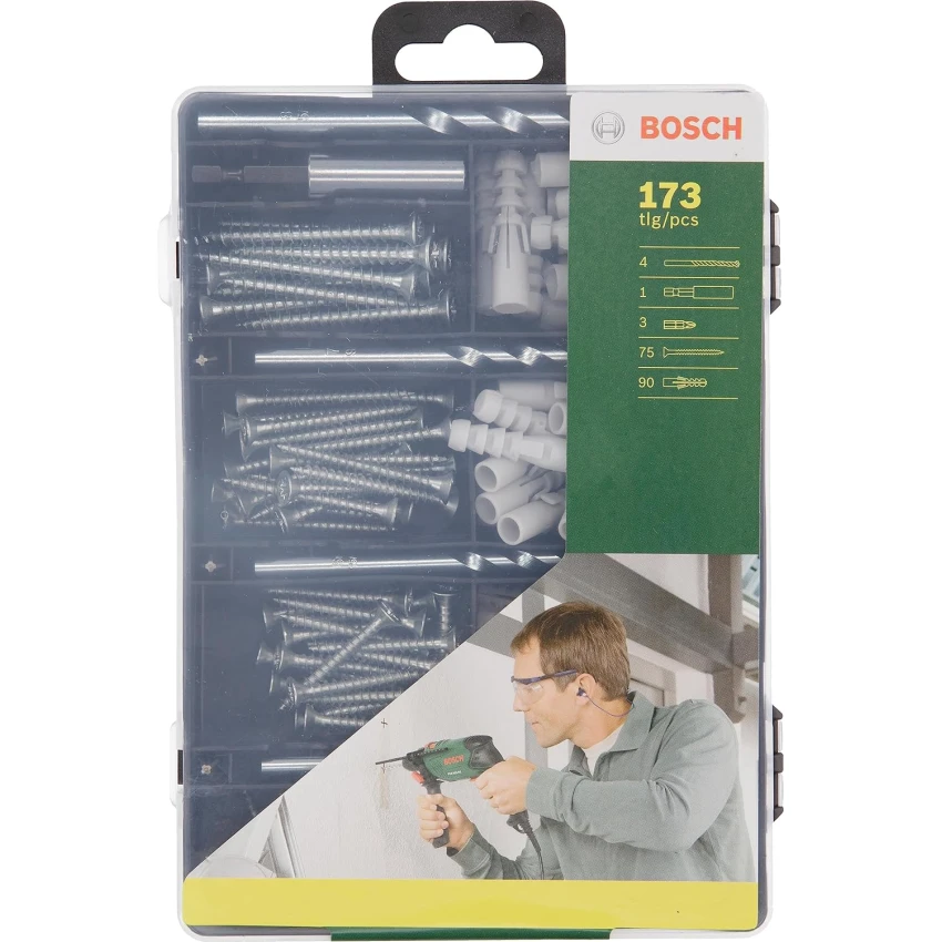 Bosch Professional 173 Parça Aksesuar Ve Sabitleme Seti,