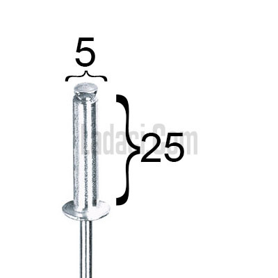 Pop Perçin = 5*25 POP-P-5X25 504342689 Yerli,- Yedek ...